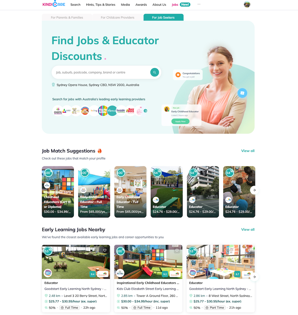 A New Jobs Marketplace | KindiCare